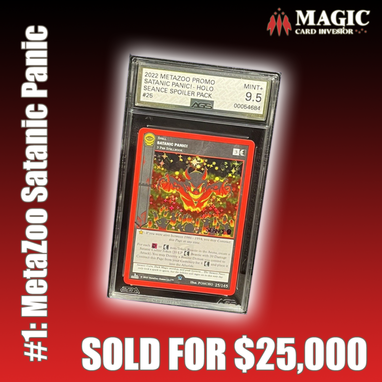 The Most Expensive MetaZoo Cards Sold - November 2023 - Magic Card Investor