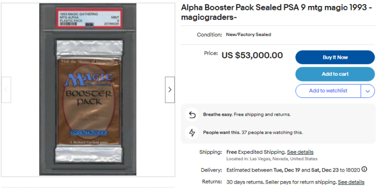 MTG Alpha Limited Booster Box: History, Value, and Investment Insights